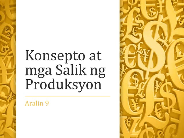 Ang monoplyo at monopsonyo sa pamilihan | PPTX