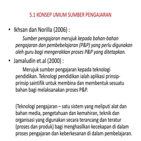 Konsep umum sumber pengajaran | PPTX