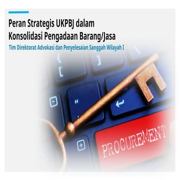 STRATEGI KONSOLIDASI PENGADAAN BARANG DAN JASA.pptx