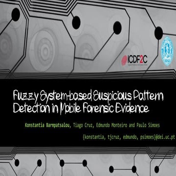 Fuzzy System-based Suspicious Pattern Detection in Mobile Forensic ...