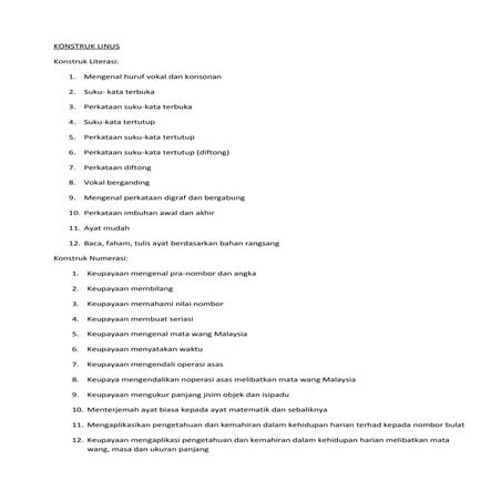 Konstruk linus | DOC