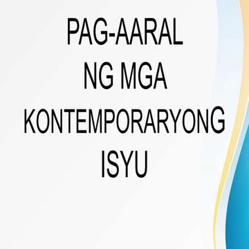 kontemporaryong-isyu.pptx