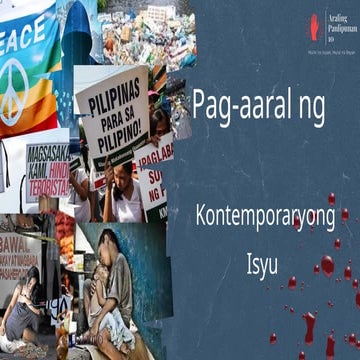 Konsepto ng kontemporaryong isyu | PPTX
