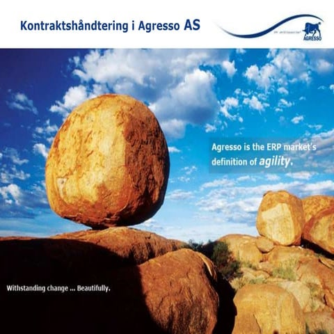 Kontraktshåndtering I Agresso As | PPTX