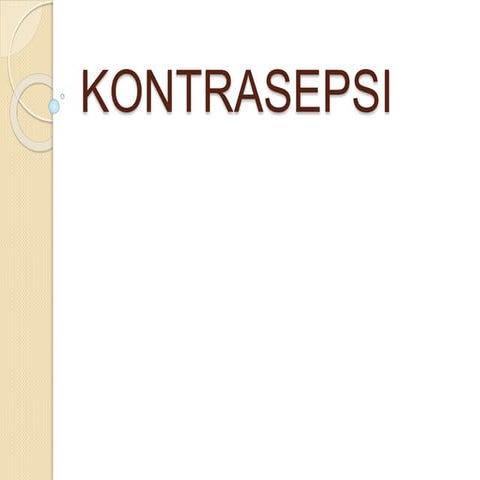 Kontrasepsi | PPTX