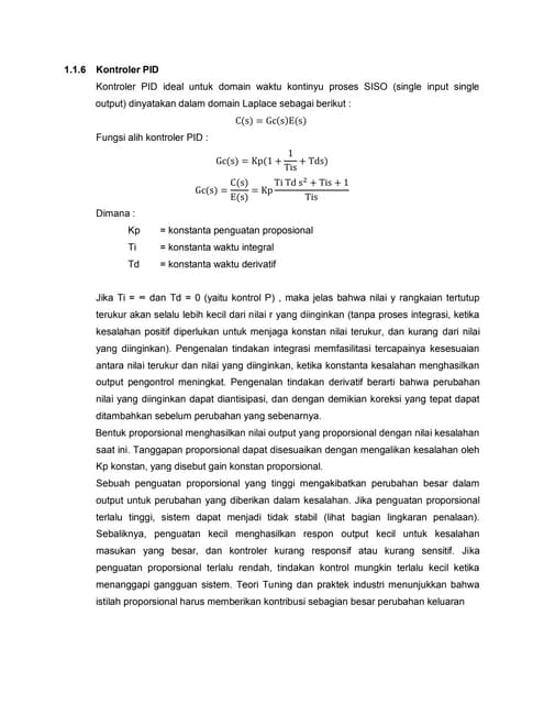 Pid (proportional, integral, derivative) | PPT