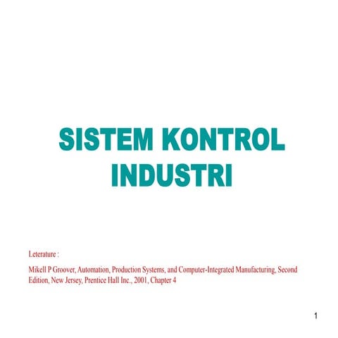 Kontrol Proccess Industri otomasi industri | PPT