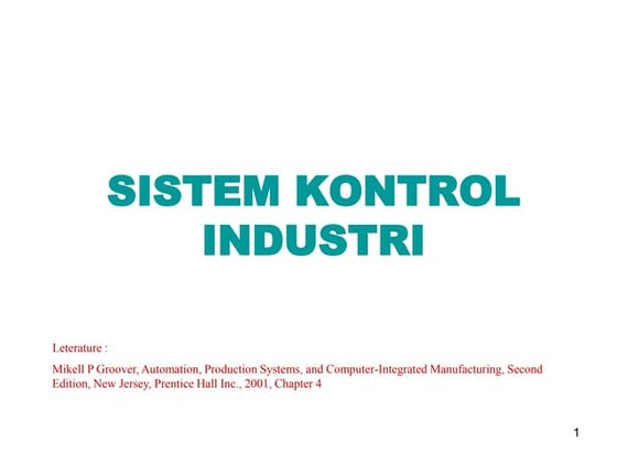 Chapter 4 industrial control systems | PPT