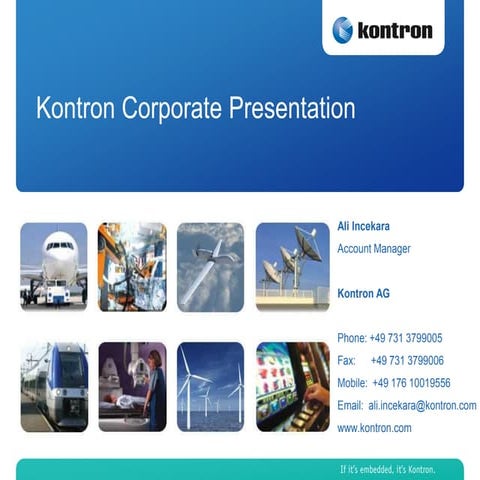 Kontron_Embedded Platforms and Solutions for MAG_Ankara | PDF