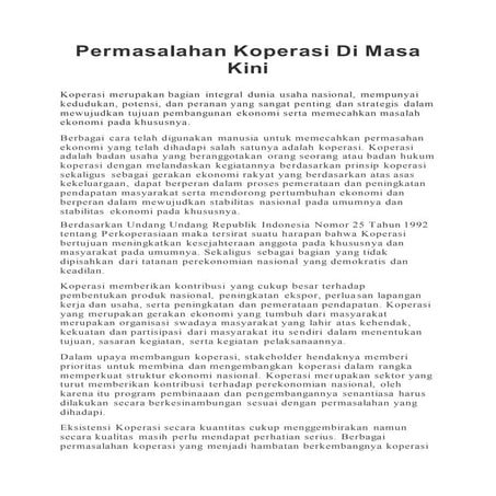 Koperasi | DOCX