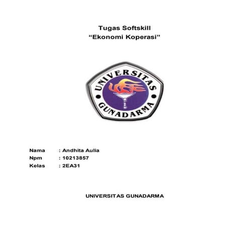 Ekonomi Koperasi | PDF