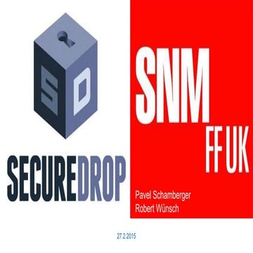 SecureDrop CZ | PPT