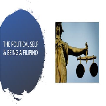 Understanding the Self - THE POLITICAL SELF | PPTX