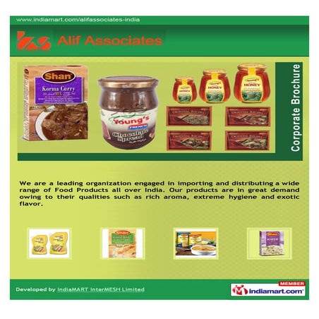 Alif Associates, Mumbai, Shan & Young Food Products | PDF