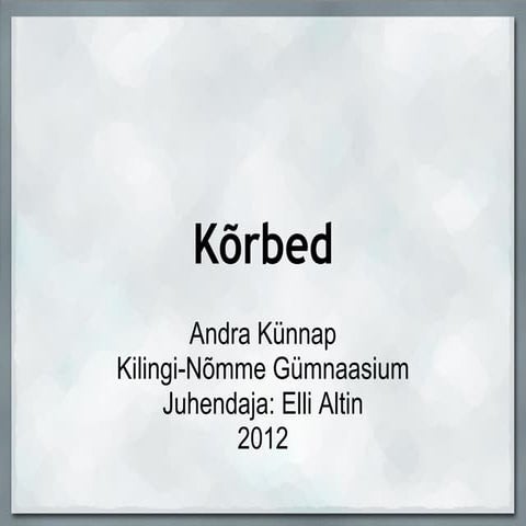 Korbed | PPT