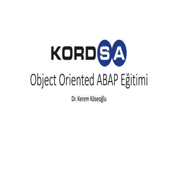 Kordsa Design Pattern Eğitimi | PPT