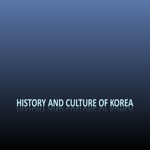 Korea | PPT