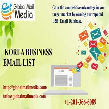Korea business email list | PPT