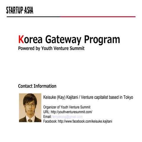 Korea gateway program_explanation | PPT