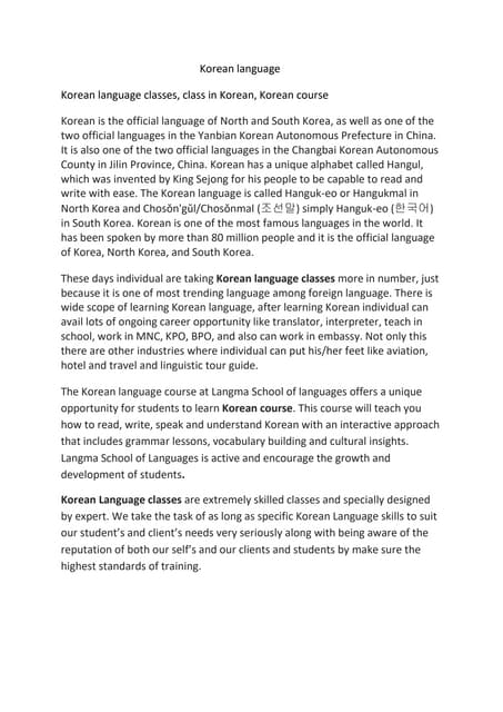 How to learn Korean language with cofl.in