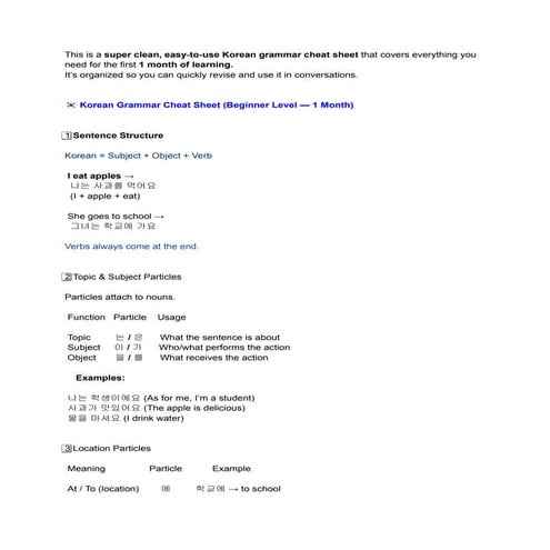 Korean Language Grammar Cheat Sheet.pdf1
