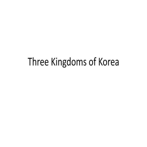 Korean history | PPTX