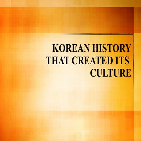 Korean culture | PPT