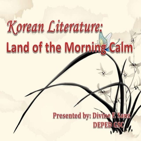 Korean Literature | PPTX