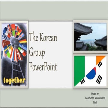 Korean presentation | PPTX