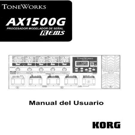 Korg ax1500 g | PDF