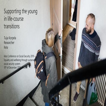 Supporting the young in life-course transitions | PPT