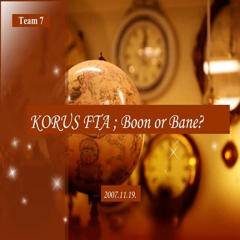 Korus FTA | PPT