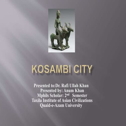 Kosambi city | PPTX
