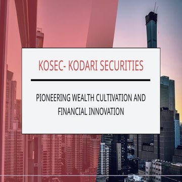 KOSEC: Leading the Future of Financial Innovation and Wealth Management ...