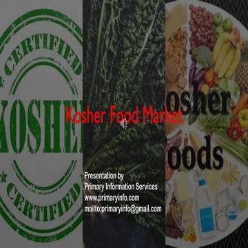 Kosher food - Business Opportunities | PDF