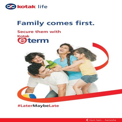 E-Brochure For Kotak e-term Plan - Kotak Life | PDF