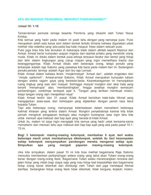 Soal soal cerdas cermat alkitab atau disingkat cca | PDF