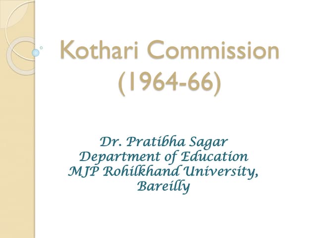 University Education Commission (Radhakrishnan Commission)-1948 1949 | PPT