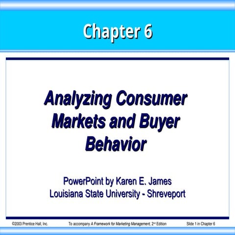 kotler06exs-Analyzing Consumer Markets and Buyer Behavior.ppt