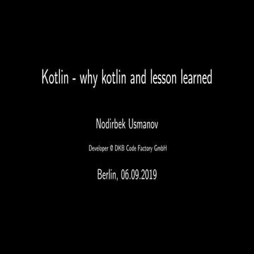 Kotlin Ppt 