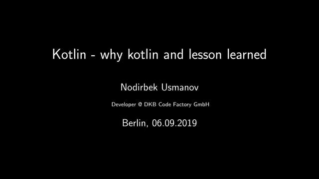 Kotlin Ppt