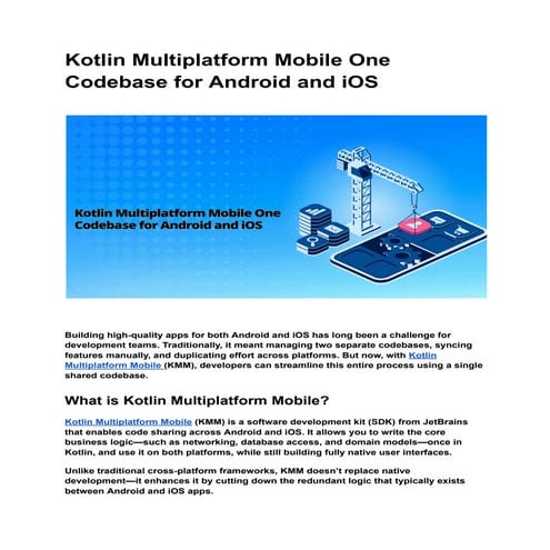 Kotlin Multiplatform Mobile One Codebase for Android and iOS (1).pdf