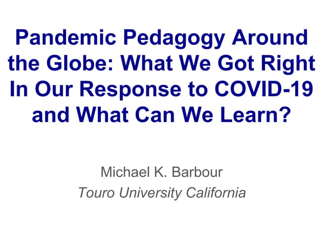Kōtuitui Online Teachers Hui 2021 - Pandemic Pedagogy Around the Globe ... Kōtuitui Online Teachers Hui 2021 - Pandemic Pedagogy Around the Globe ...