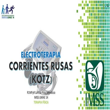 Microcorrientes: electroterapia | PPTX