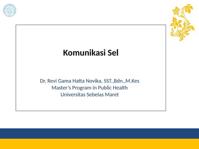 Komunikasi sel | PPTX