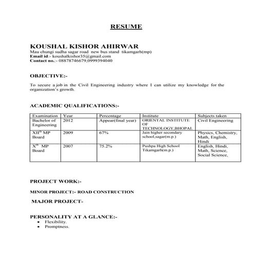 ANAND NEW RESUME PUNE latest 1 | DOC