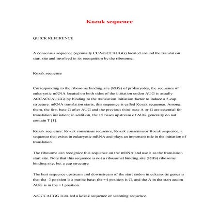 Kozak sequence .pdf
