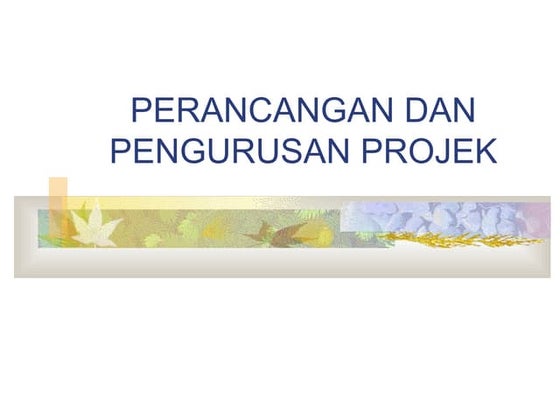 Pelan perancangan projek | DOCX