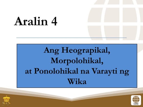 ANG MGA WIKA AT DIYALEKTO SA MGA LALAWIGAN.pptx