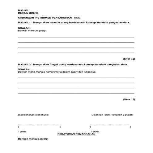 Kpd 301 queries, macros and report using dbms | PDF